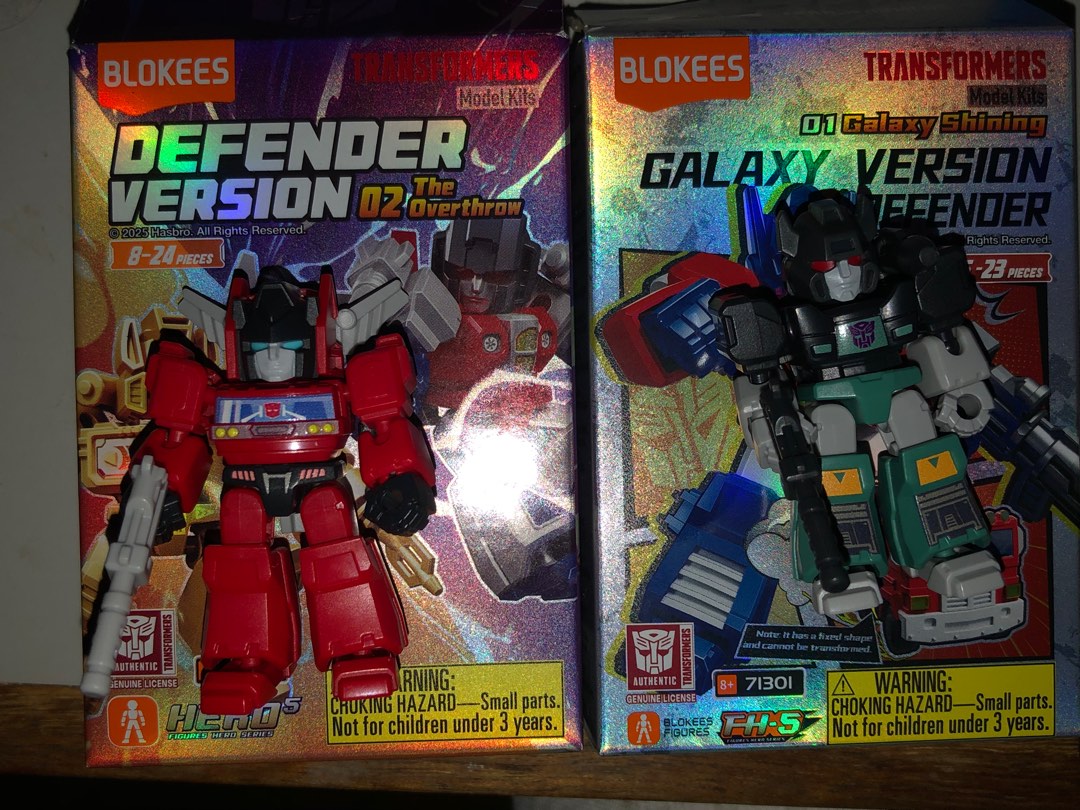 Blokees Transformers Galaxy ver Defender SG Sideswipe and Inferno ...