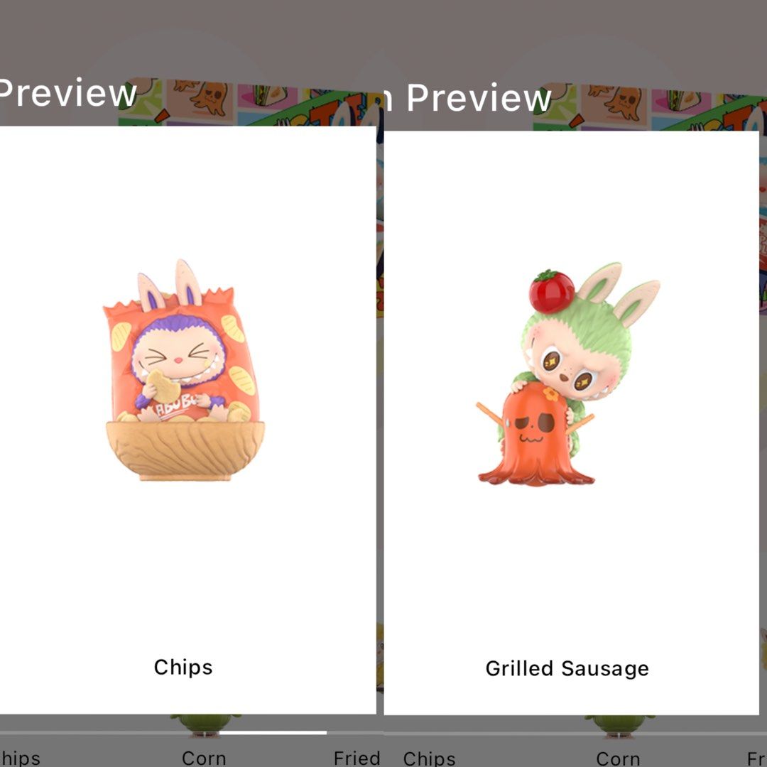 [BNIB] The Monsters Labubu Chips and Grilled Sausage in Wacky Mart ...