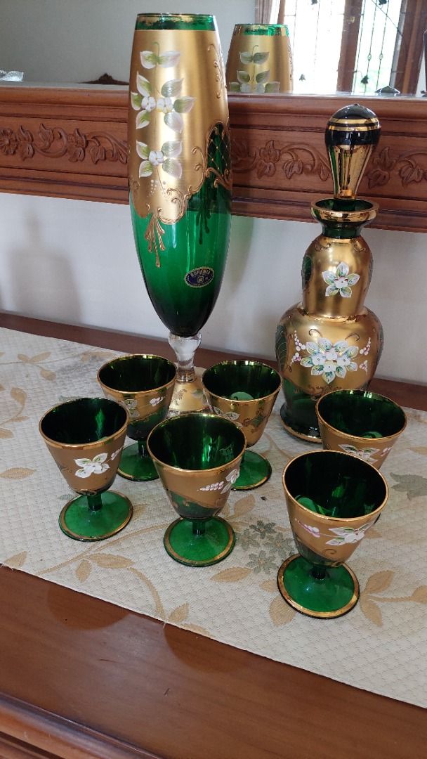Cristal Crystal Bohemia, Perabotan Rumah di Carousell