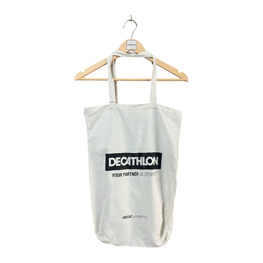 Decathlon Canvas Tote Bag, Women's Fashion, Bags & Wallets, Tote Bags ...