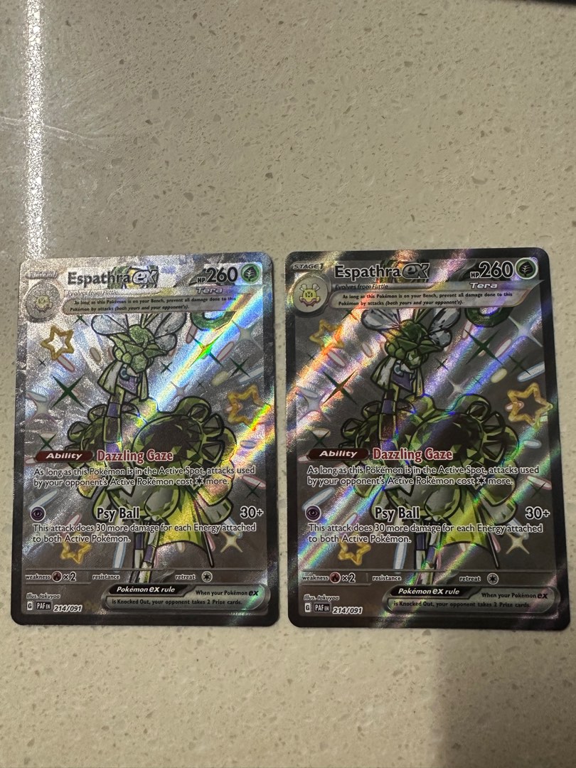Espathra ex - Shiny Pokemon Card, Hobbies & Toys, Toys & Games on Carousell