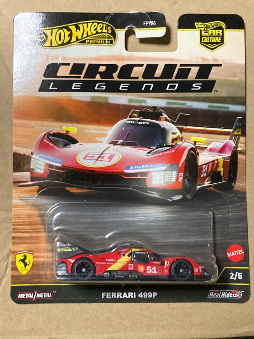 Hotwheels Ferrari 499P Circuit Legends WEC, Hobbies & Toys, Toys ...