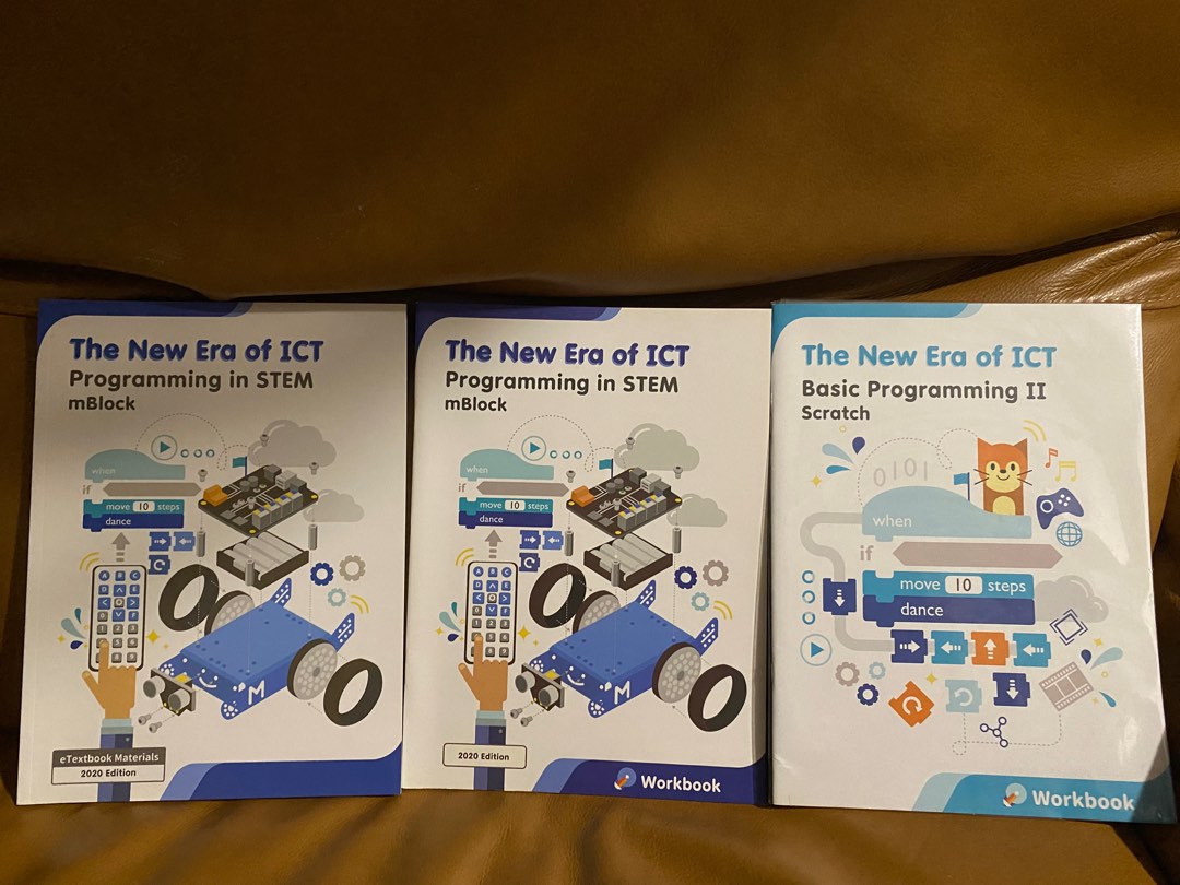 ICT programming in STEM mBlock& Basic Programming II Scratch, 興趣及遊戲, 書本 ...