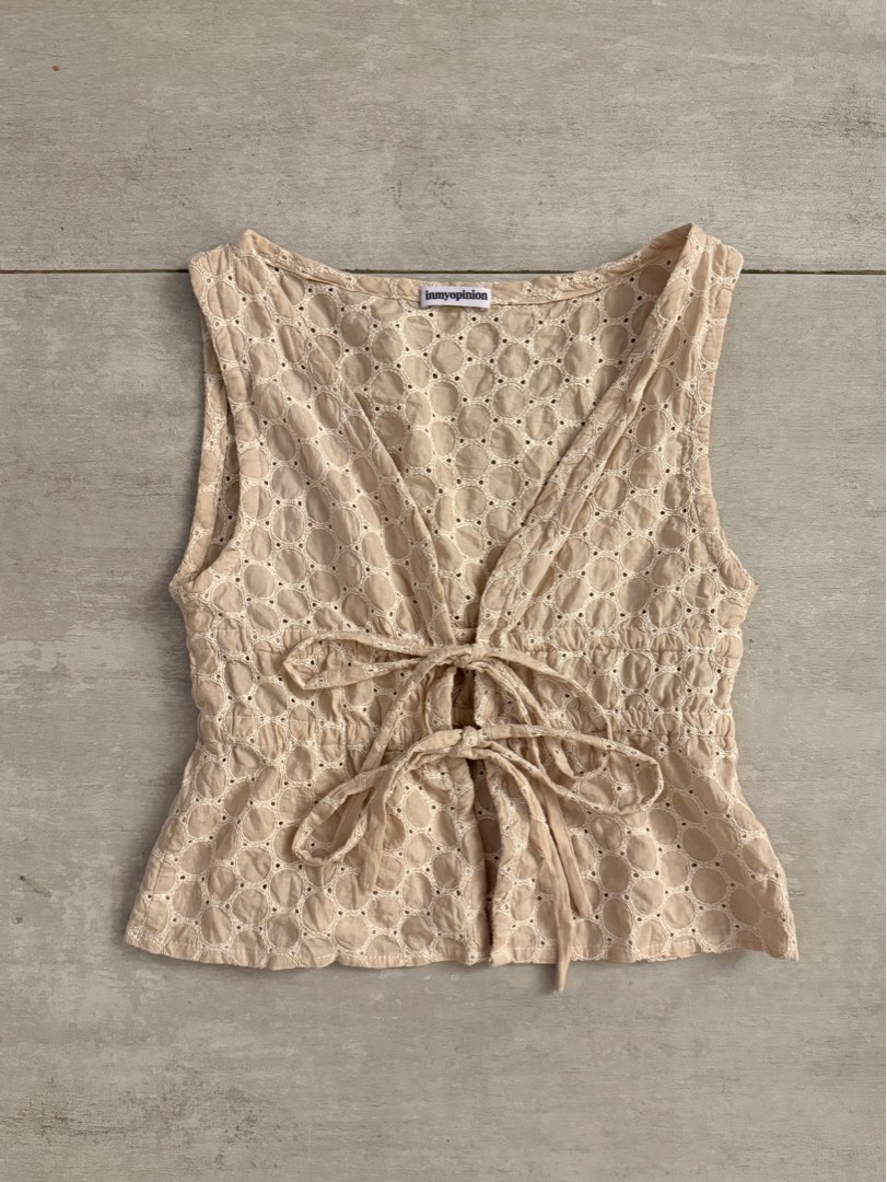 inmyopinion Pavia Top in Oat, Women's Fashion, Tops, Sleeveless on ...