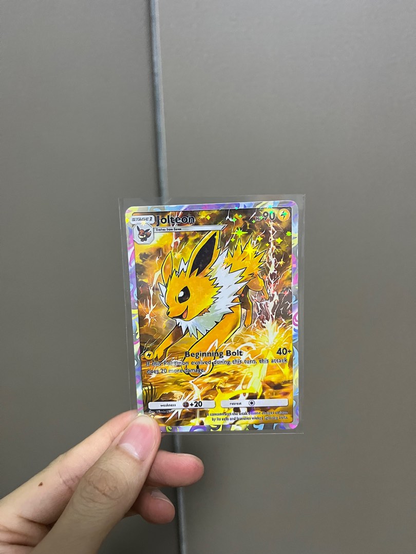 Jolteon Pokemon Pocket TCG Custom Proxy Card, Hobbies & Toys, Toys ...