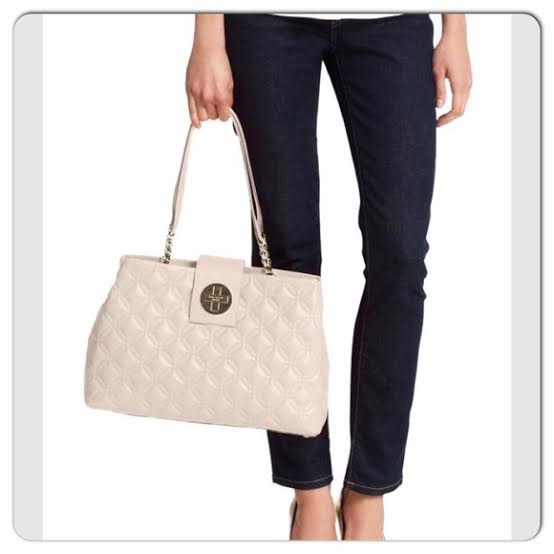 Kate Spade - Astor Court Elena Ivory Diamond Quilted Shoulder Bag ...