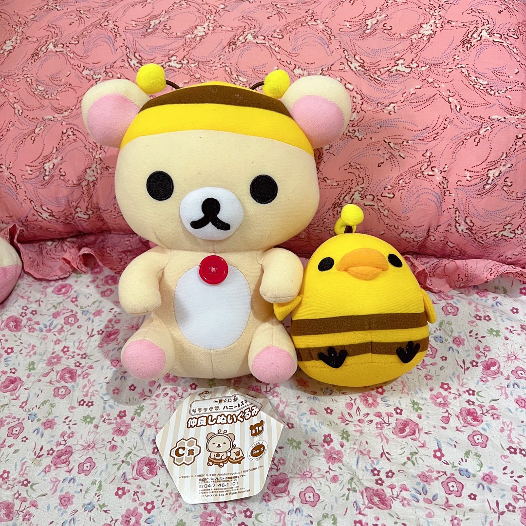 Korilakkuma with kiroi plush, Hobbies & Toys, Toys & Games on Carousell