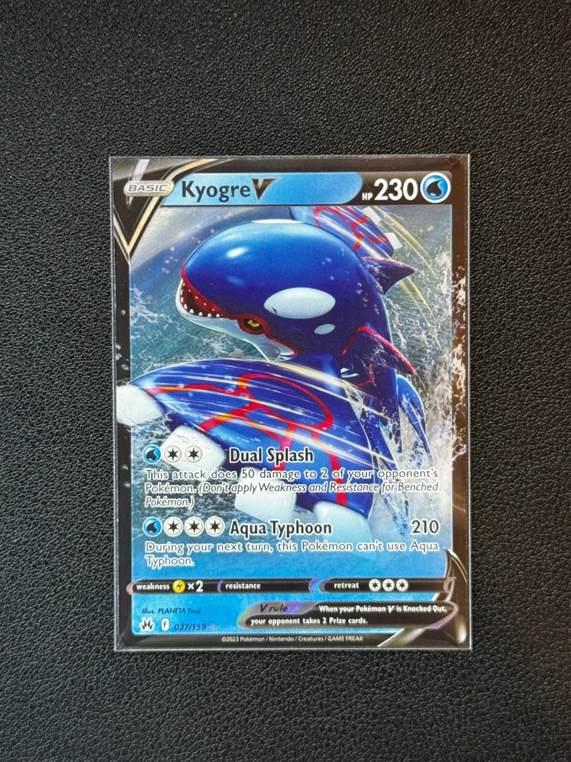 (MORE CHEAP CROWN ZENITH HITS SEE MY PROFILE) Kyogre V 037/159 Crown ...