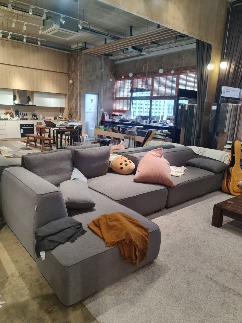 L Shape Modular Sofa 4m long, Furniture & Home Living, Furniture, Sofas ...