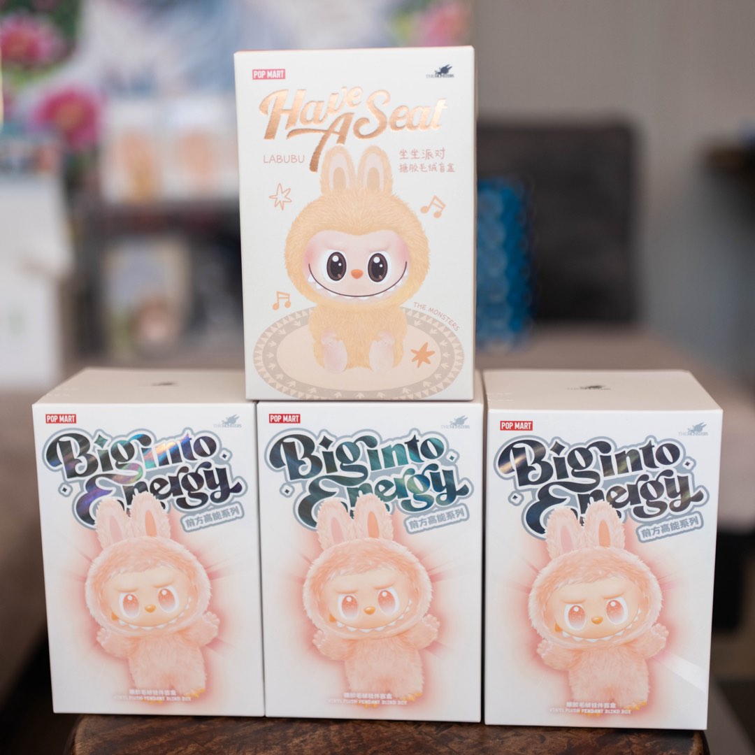 Labubu Big Into Energy V3 Blind Box + Confirmed BaBa POPNOW V2, Hobbies ...