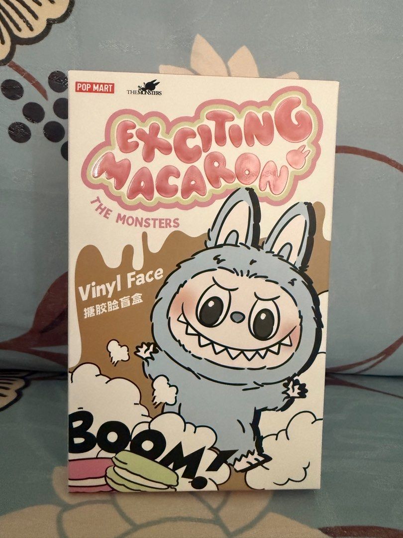 Labubu V1 Exciting Macaron - Soymilk, Hobbies & Toys, Toys & Games on Carousell