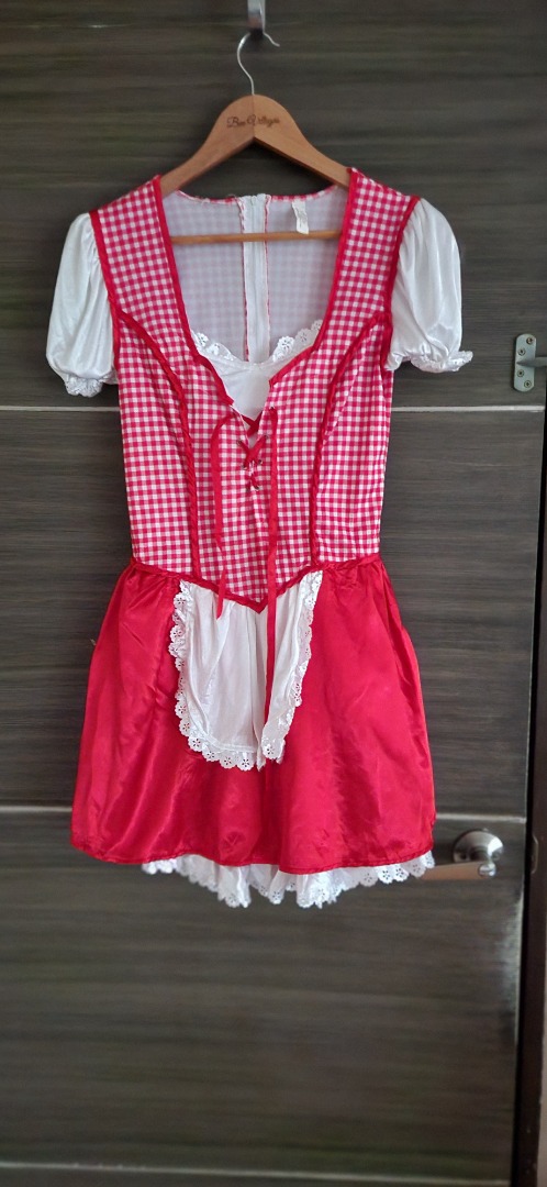 Little Red Riding Hood Adult Costume, Women's Fashion, Dresses & Sets ...