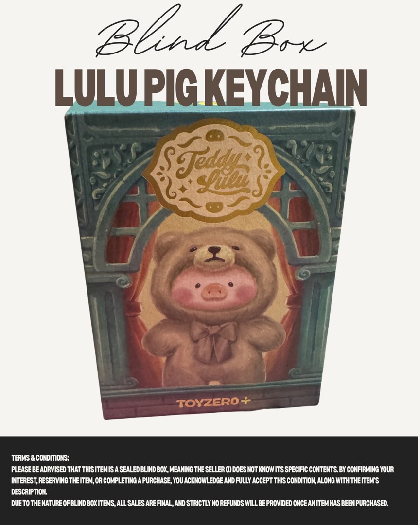 Lulu Pig Blind Box keychain, Hobbies & Toys, Toys & Games on Carousell