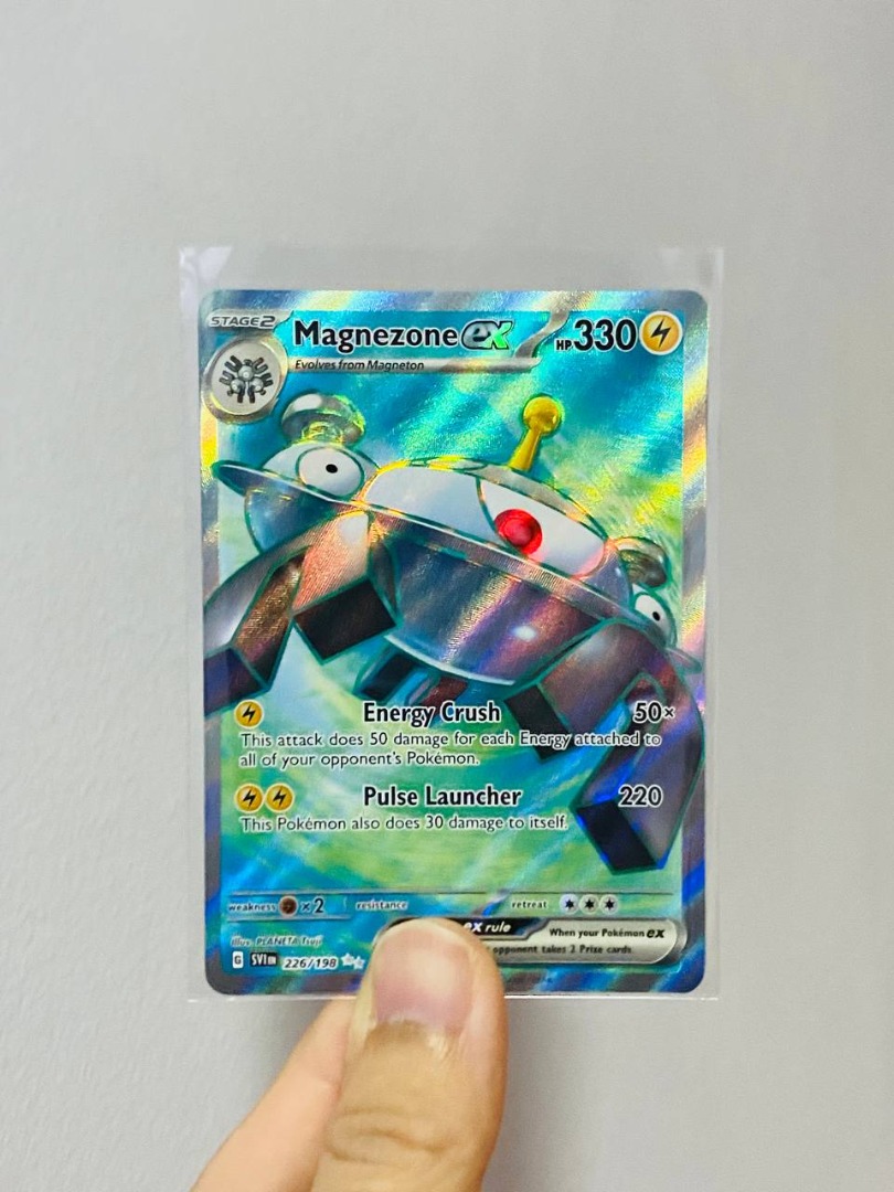 Magnezone Full Art FA Scarlet Violet Base Pokemon, Hobbies & Toys, Toys ...