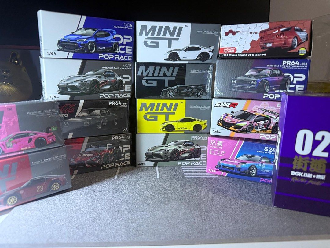 Mini GT, Pop Race, and More 1/64 Scale Diecast Cars, Hobbies & Toys ...