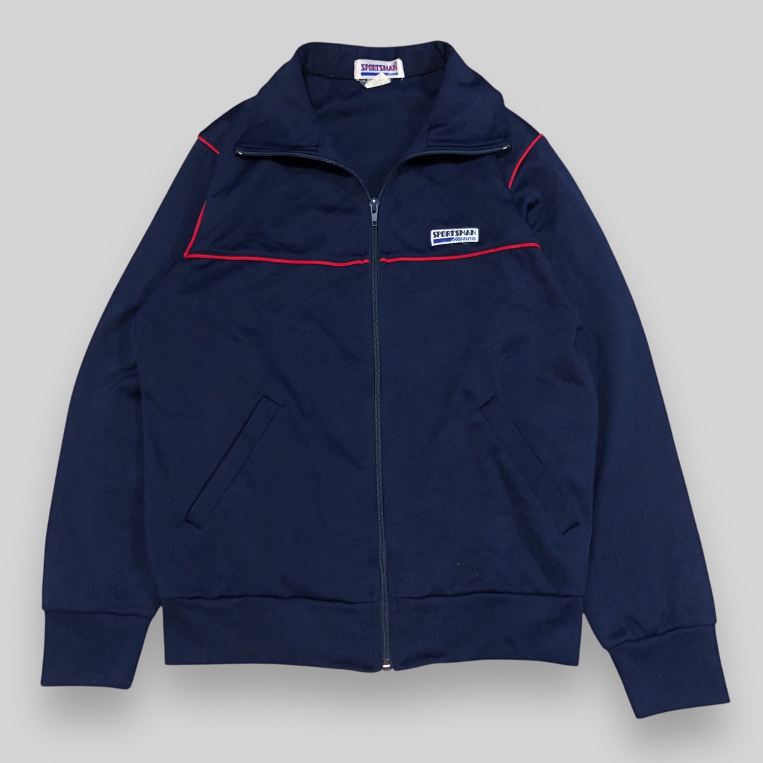Mizuno Full Zip Active Jacket in Navy, Men's Fashion, Coats, Jackets ...