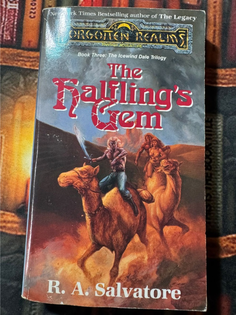 MMPB 1990 Halfling's Gem Forgotten Realms Book 3 Icewind Dale Trilogy R ...