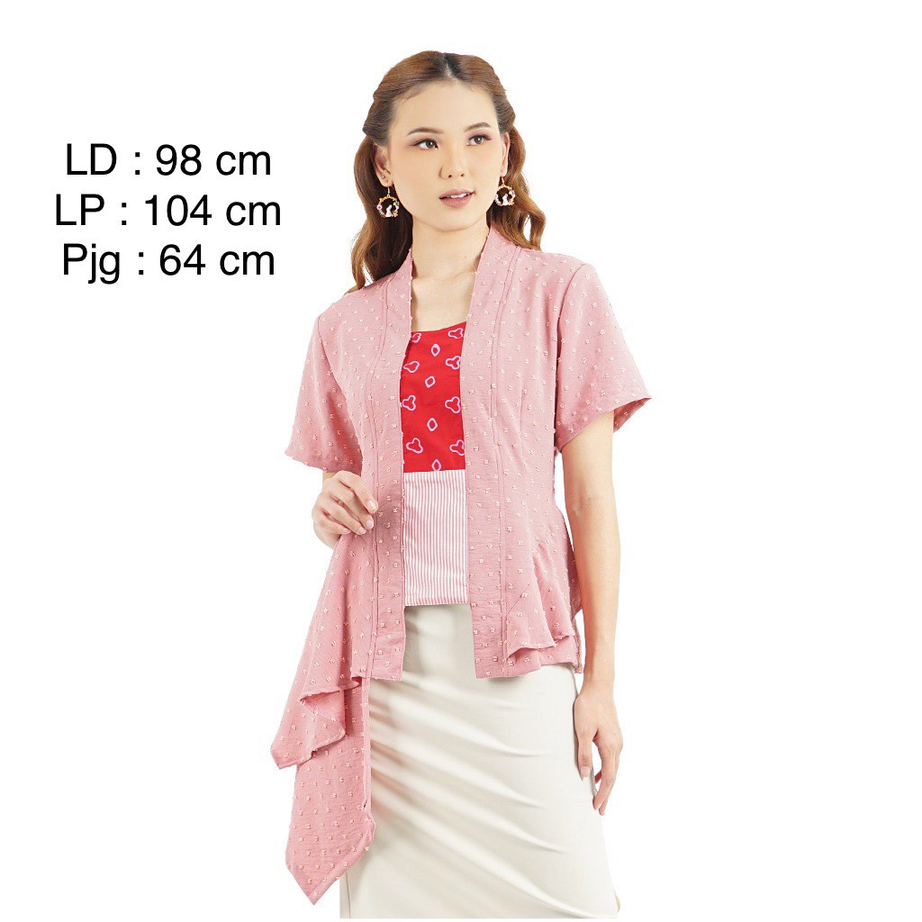 New! Bhatara batik kebaya pink sz.L/XL, Fesyen Wanita, Pakaian Wanita, Atasan di Carousell