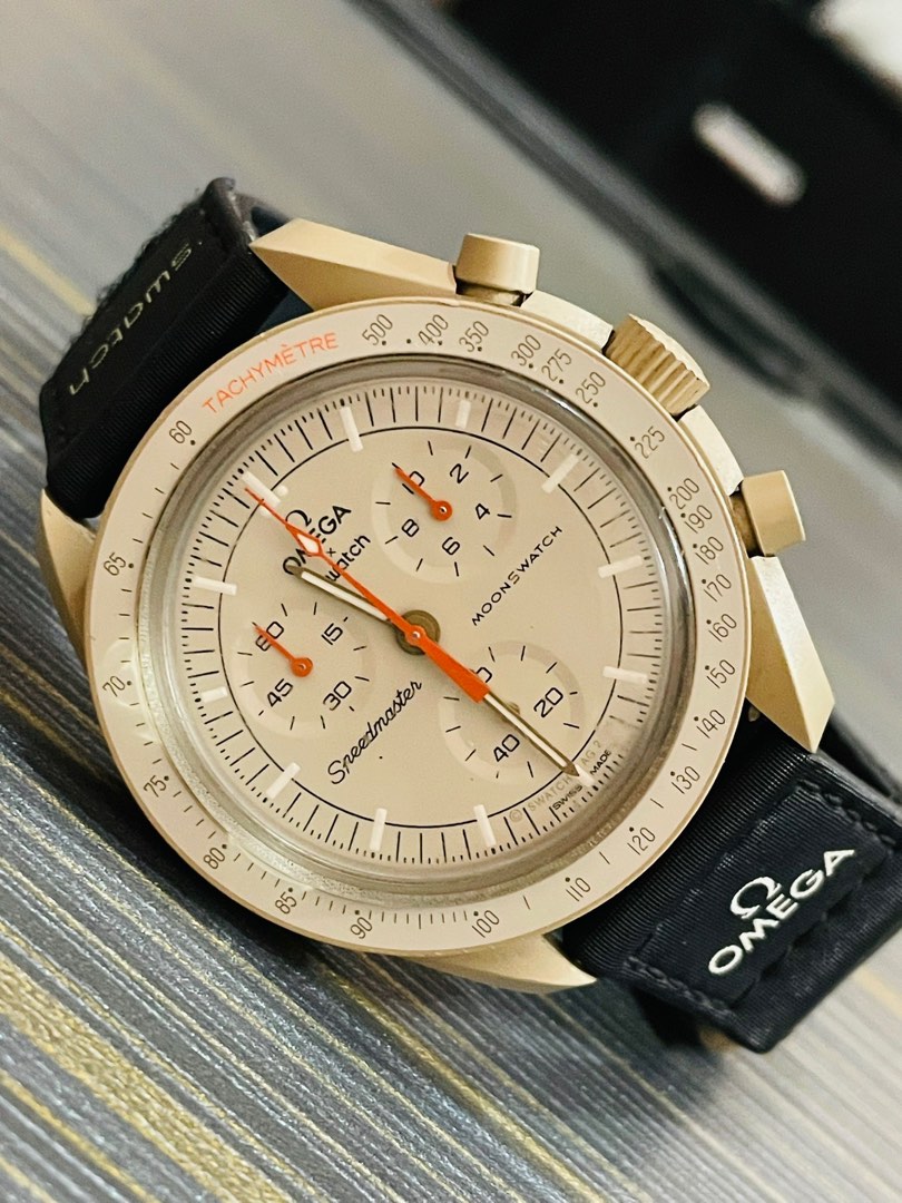 Omega Swatch Jupiter, Luxury, Watches on Carousell