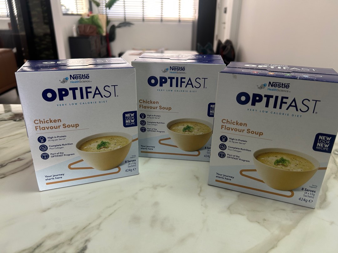 Optifast Chicken Flavour Soup, Health & Nutrition, Health Supplements ...