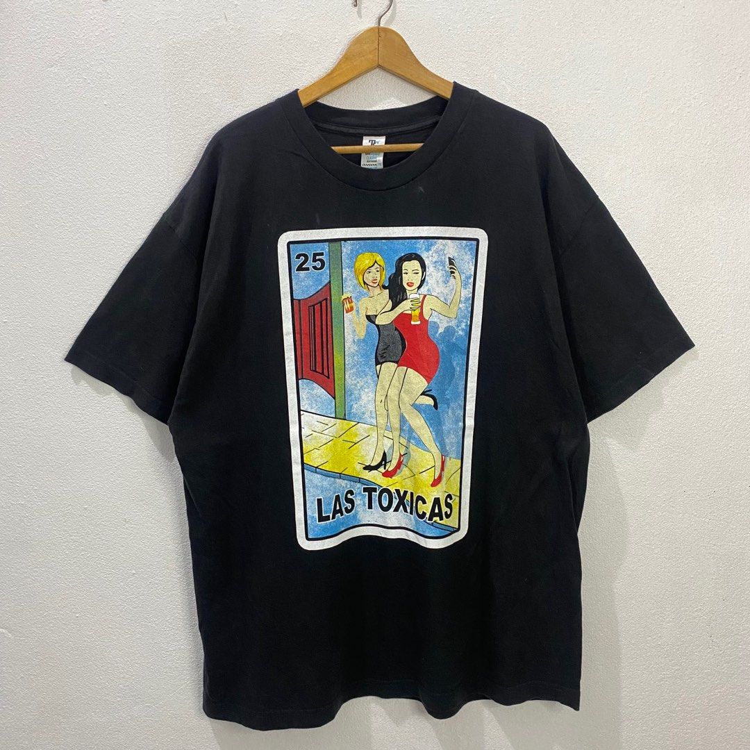 Oversize Las Toxicas, Men's Fashion, Tops & Sets, Tshirts & Polo Shirts ...
