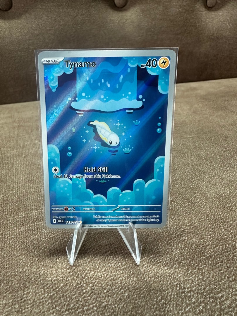pokemon black bolt tynamo ir, Hobbies & Toys, Toys & Games on Carousell