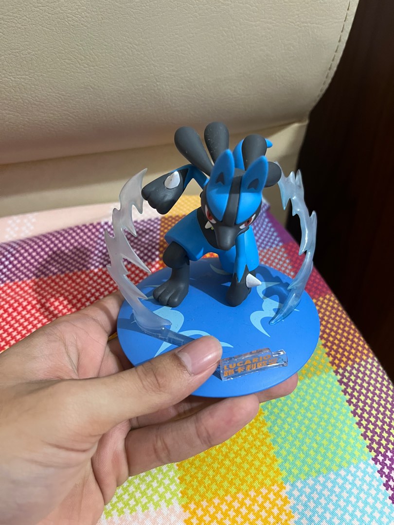 Pokemon Lucario Figure, Hobbies & Toys, Toys & Games on Carousell