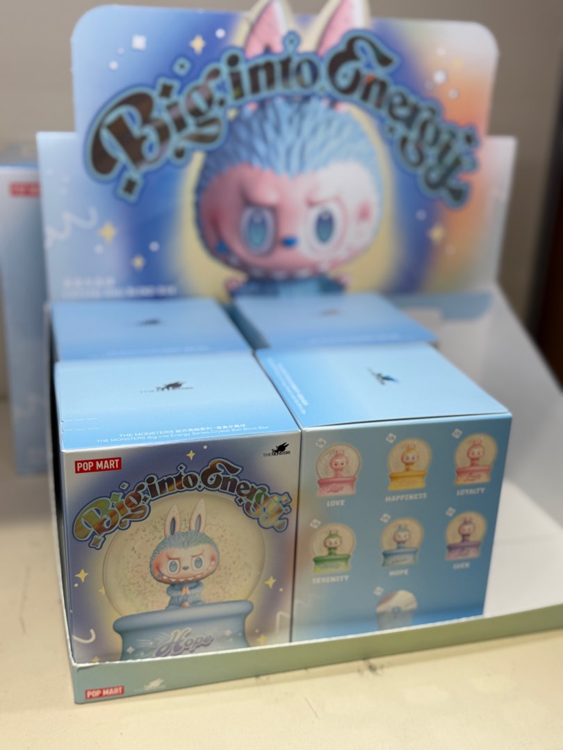 POPMART THE MONSTERS Big into Energy Series - Labubu Crystal Ball Blind ...