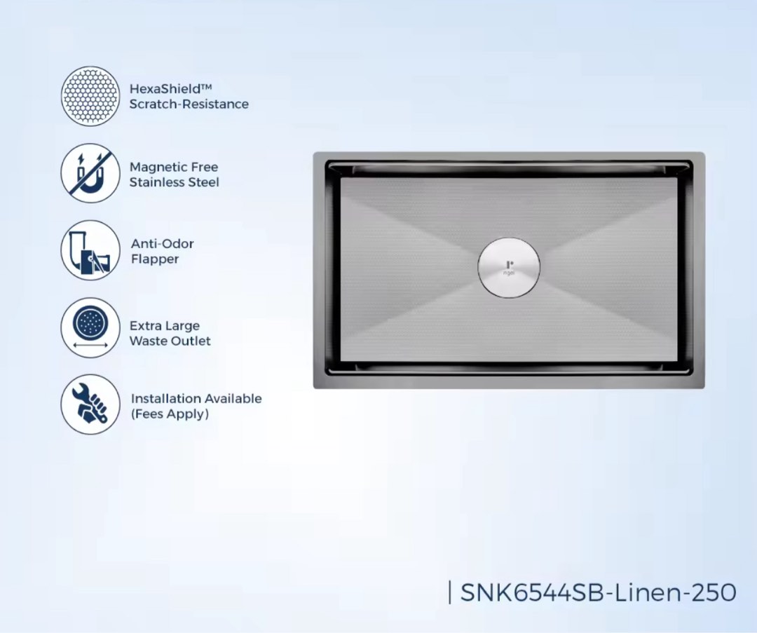 Rigel Kitchen Sink, Furniture & Home Living, Bathroom & Kitchen ...