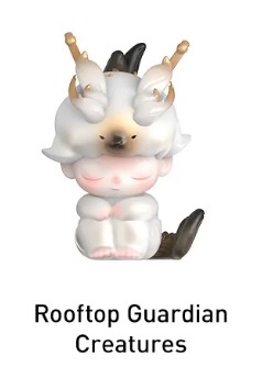 Rooftop Guardian Creatures - DIMOO Stories in the Cup Series Figures ...