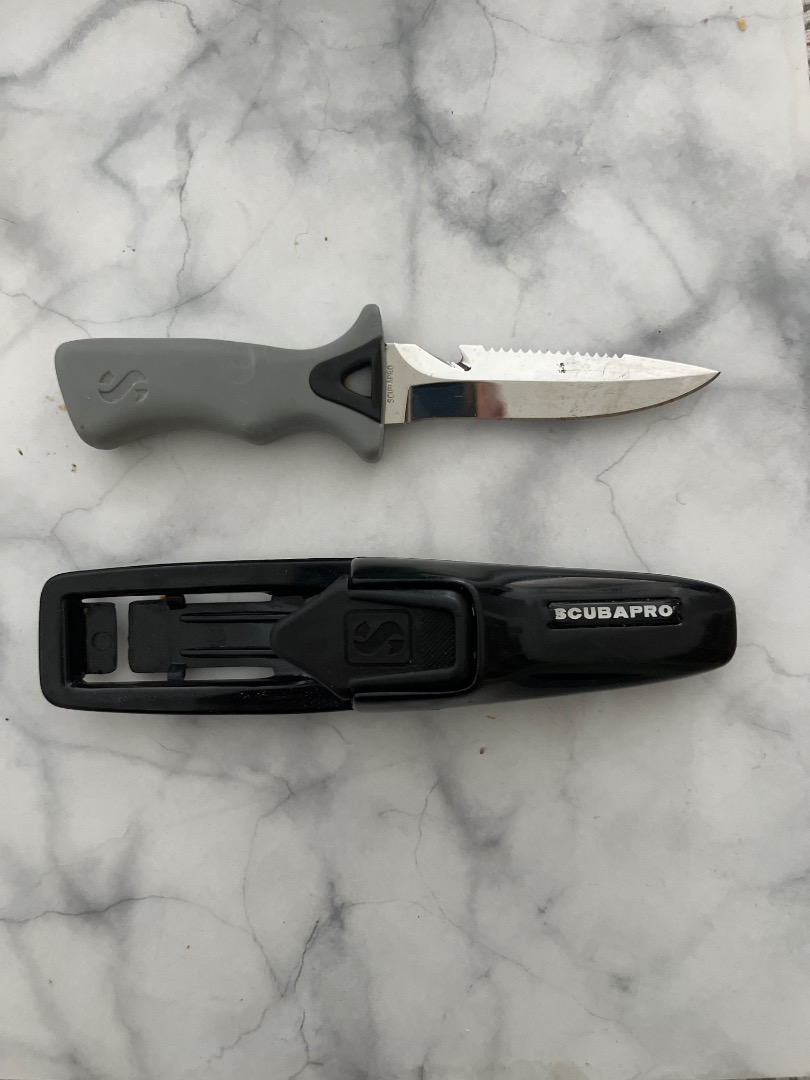 Scubapro Diving Knife with Sheath, Sports Equipment, Sports & Games ...