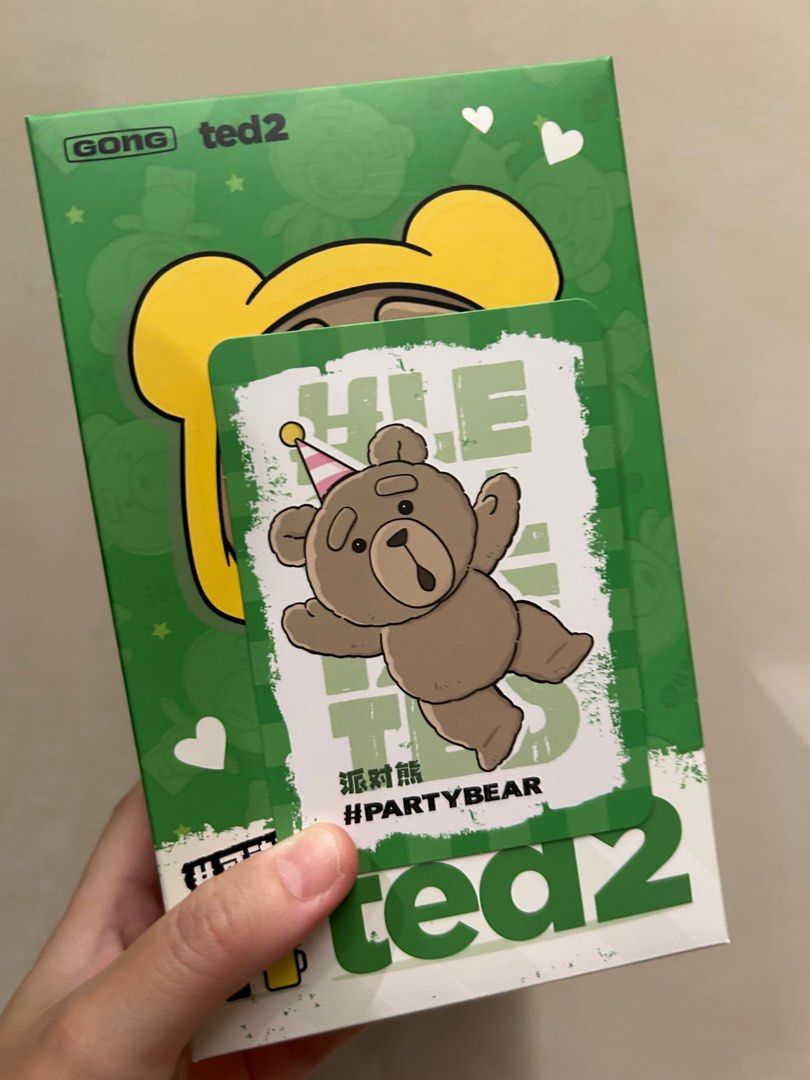 Sealed foil authentic popmart POP MART Ted2 Ted 2 Teddy Bear Action ...