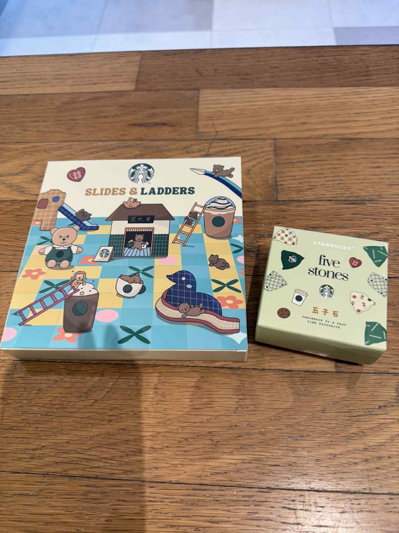 Starbucks Games Set : Slides and Ladder + 5 stones ( mail included ...