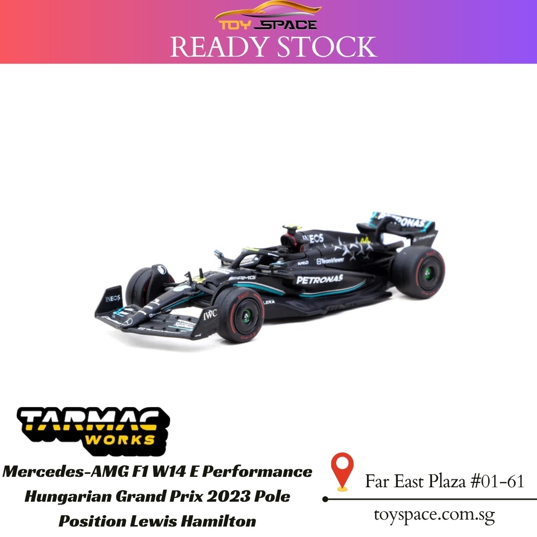 [TARMAC WORKS] 1:64 Mercedes-AMG F1 W14 E Performance Hungarian Grand ...
