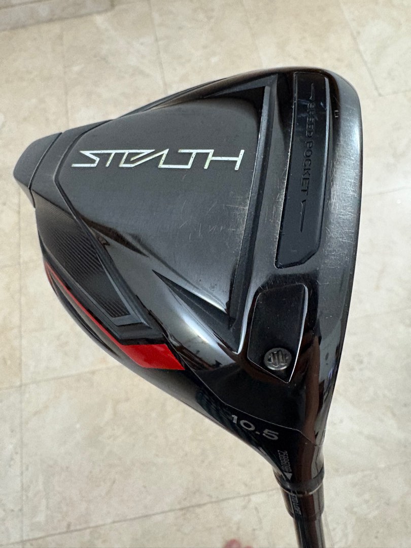 TaylorMade Stealth Driver 10.5° with Mitsubishi Chemical Shaft, Sports ...