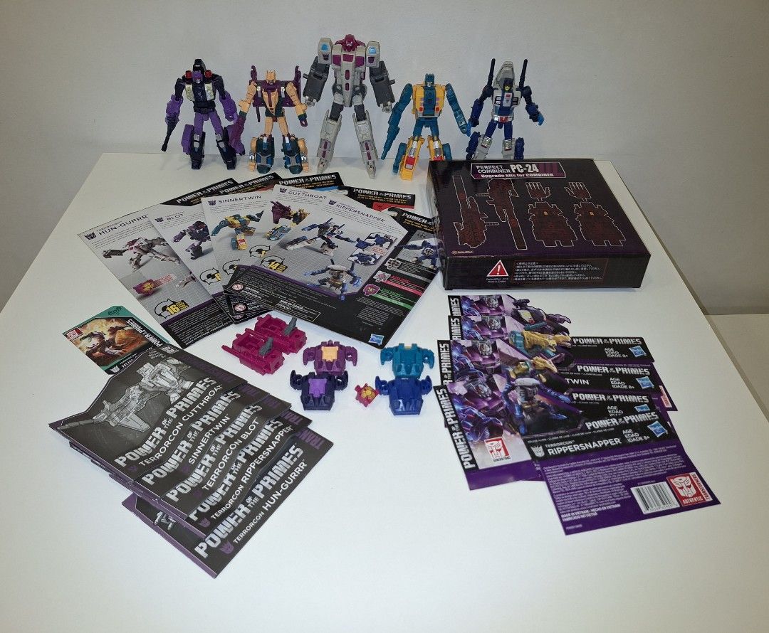 Transformers POTP Terrorcon Hun-Gurr Rippersnapper Sinnertwin Cutthroat ...