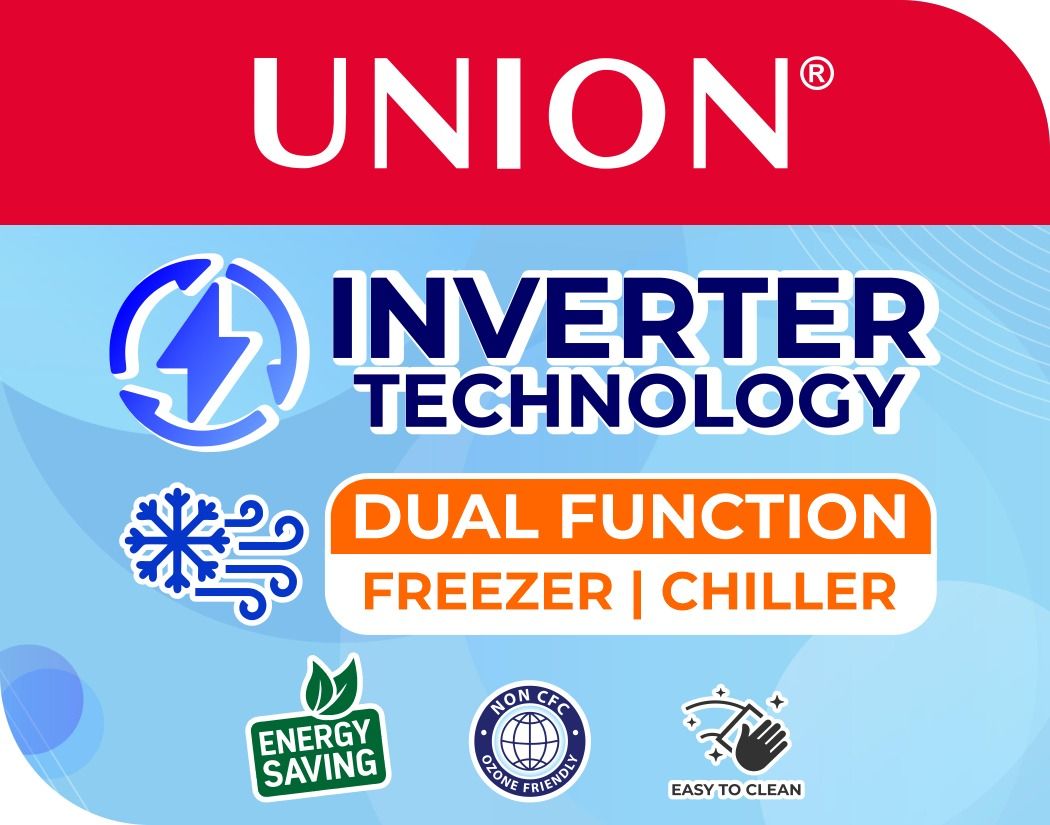 Union 20 cu ft Inverter Solid Top Door Chest Freezer with Key Lock For ...