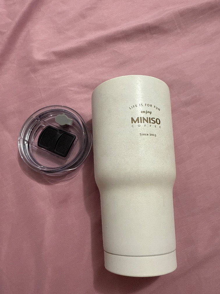 USED Miniso Stainless Steel Cup 580ML, Furniture & Home Living ...
