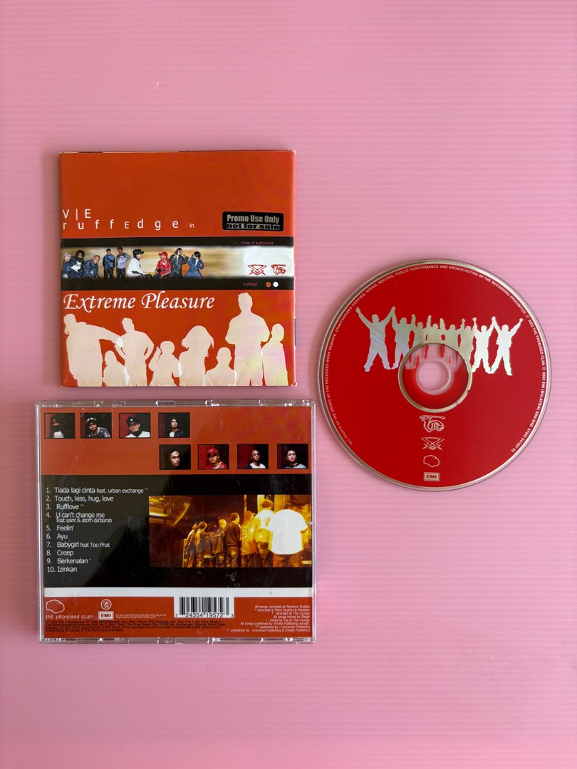 VE Ruffedge Extreme Pleasure Album CD Promo Use Only Not For Sale ...
