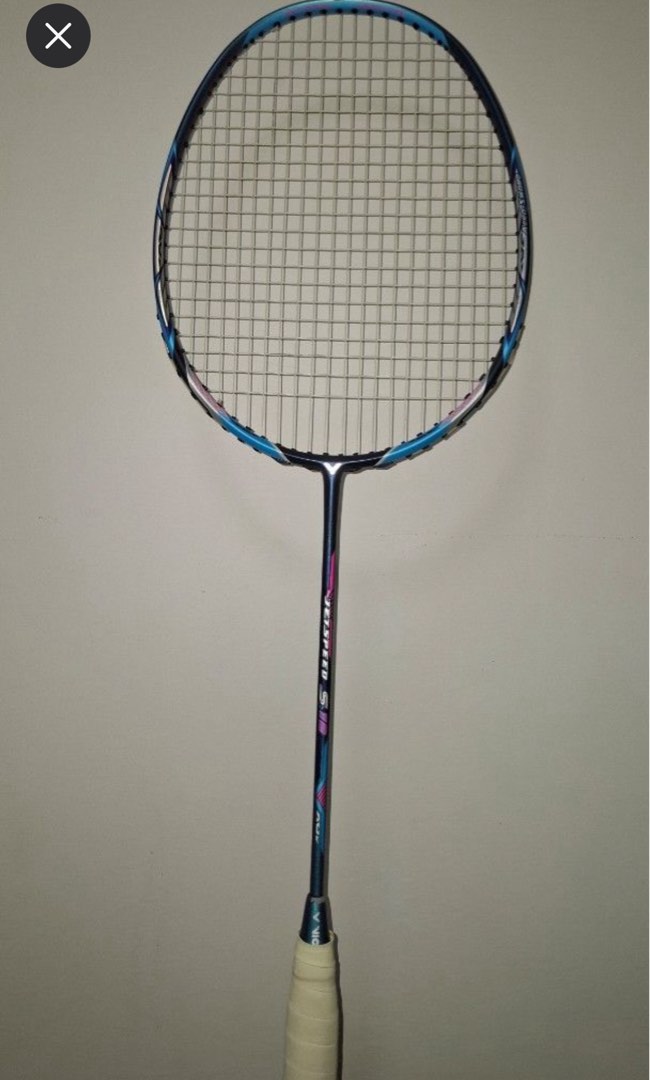 Victor Jetspeed S12 Badminton Racket, Sports Equipment, Sports & Games ...