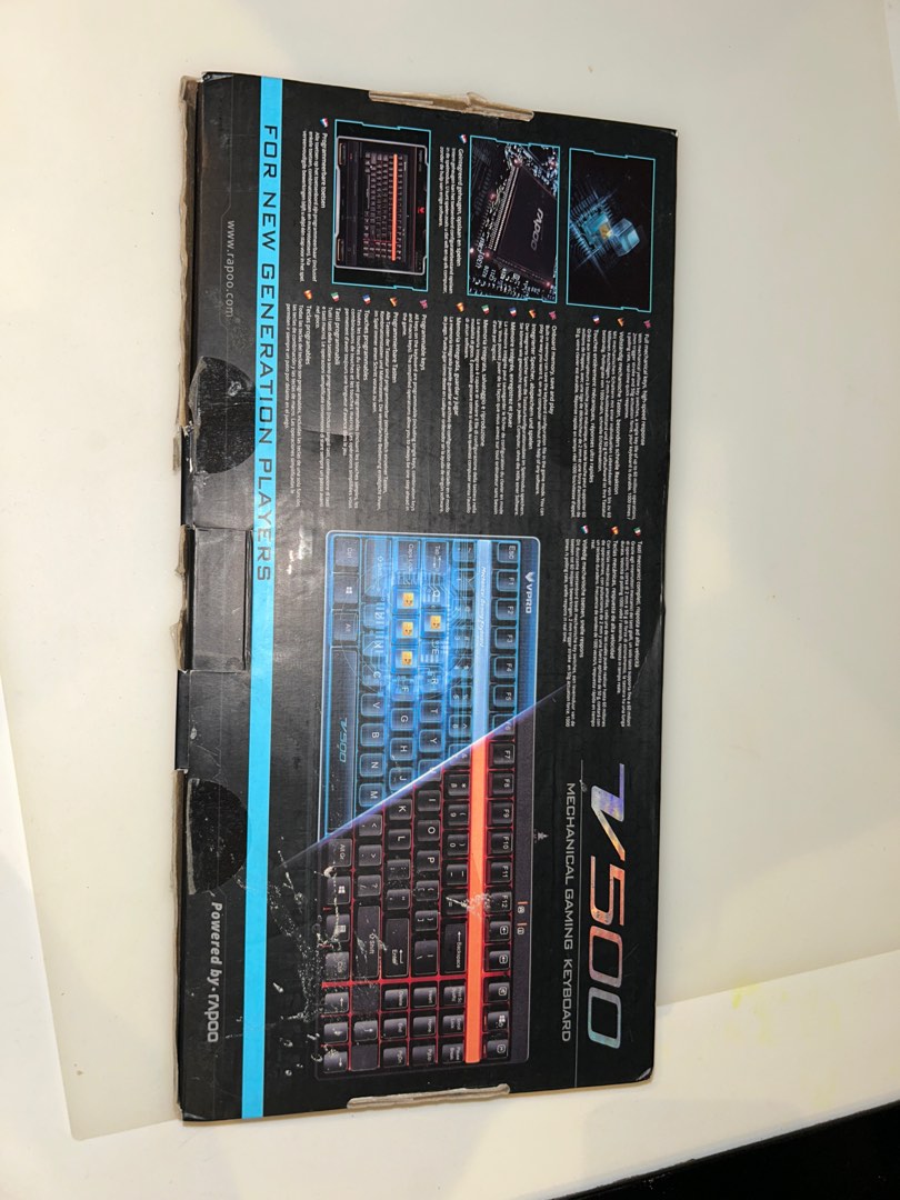 VPRO V500 Mechanical Gaming Keyboard, 電腦＆科技, 電腦周邊及配件, 電腦鍵盤及相關產品 - Carousell