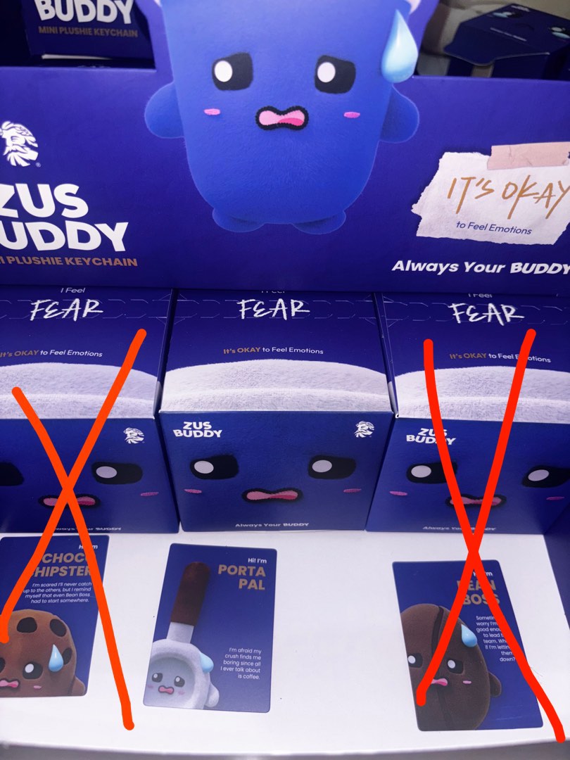Zus Buddy Fear RM20 each, Hobbies & Toys, Toys & Games on Carousell
