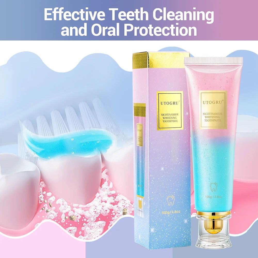 100g Niacinamide Whitening Toothpaste Refreshing Clean Teeth For Men ...