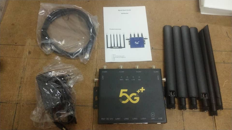 5G NR CPE CP502 WiFi6 Qualcomm X55 Unlimited Internet Hotspot High ...