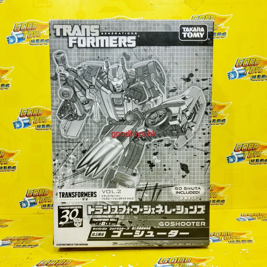 中古已開封 日版 TAKARA TOMY TRANSFORMERS GOSHOOTER & GO SHUTA 變形金剛 30週年 誌上限定 ...
