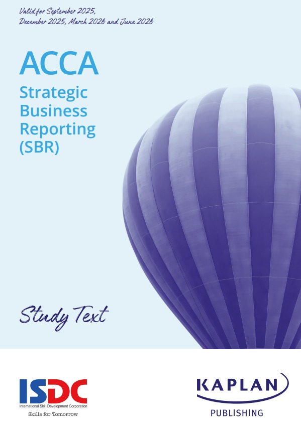 ACCA Strategic Business Reporting (SBR) Study Text & Exam Kit 2025/26 ...