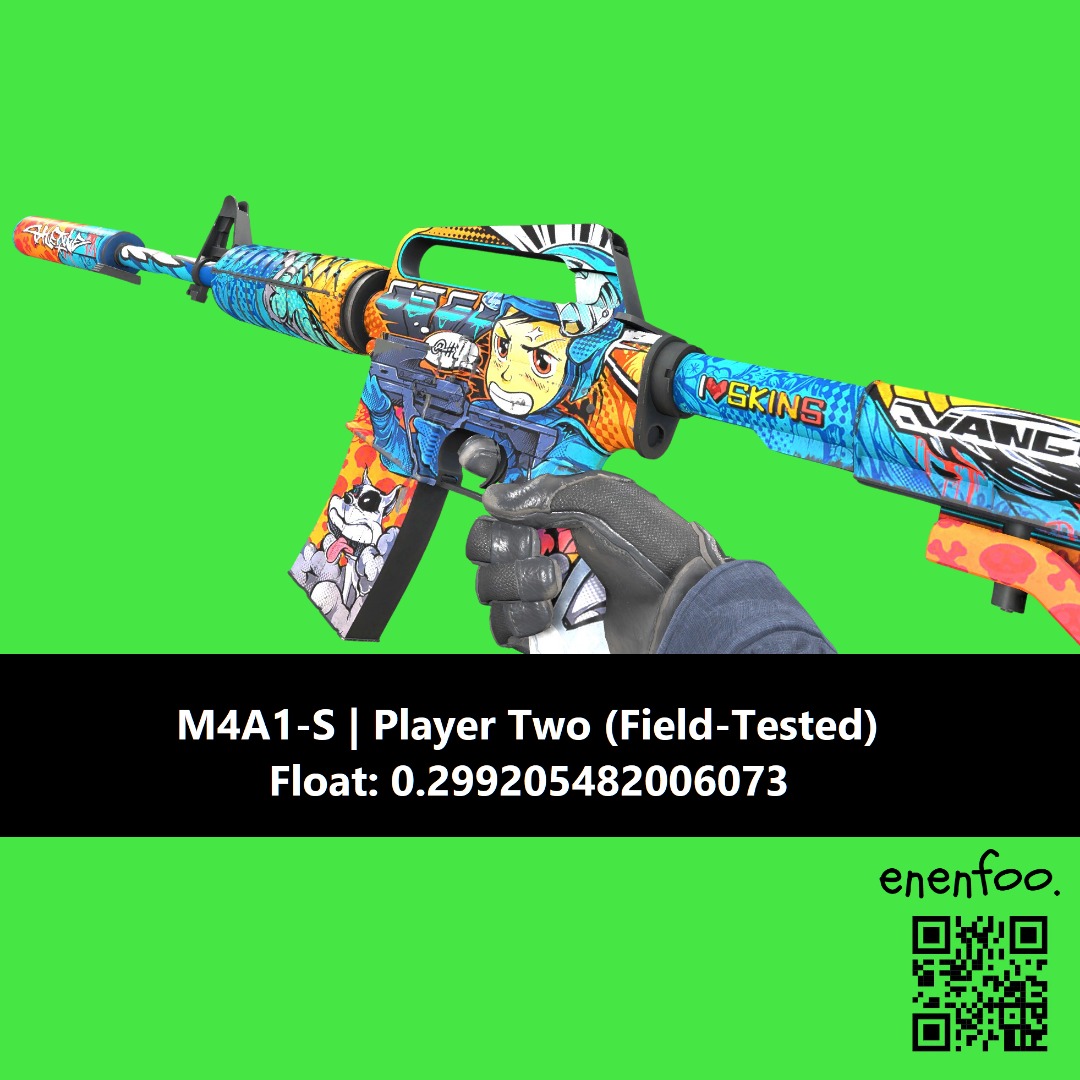 CS2 M4A1-S PLAYER TWO FT FIELD TESTED SKINS KNIFE ITEMS CSGO COUNTER ...