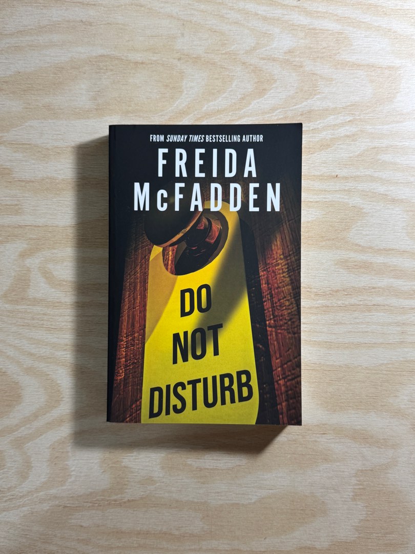 Do Not Disturb UK Edition By Freida McFadden Paperback Book, Hobbies ...