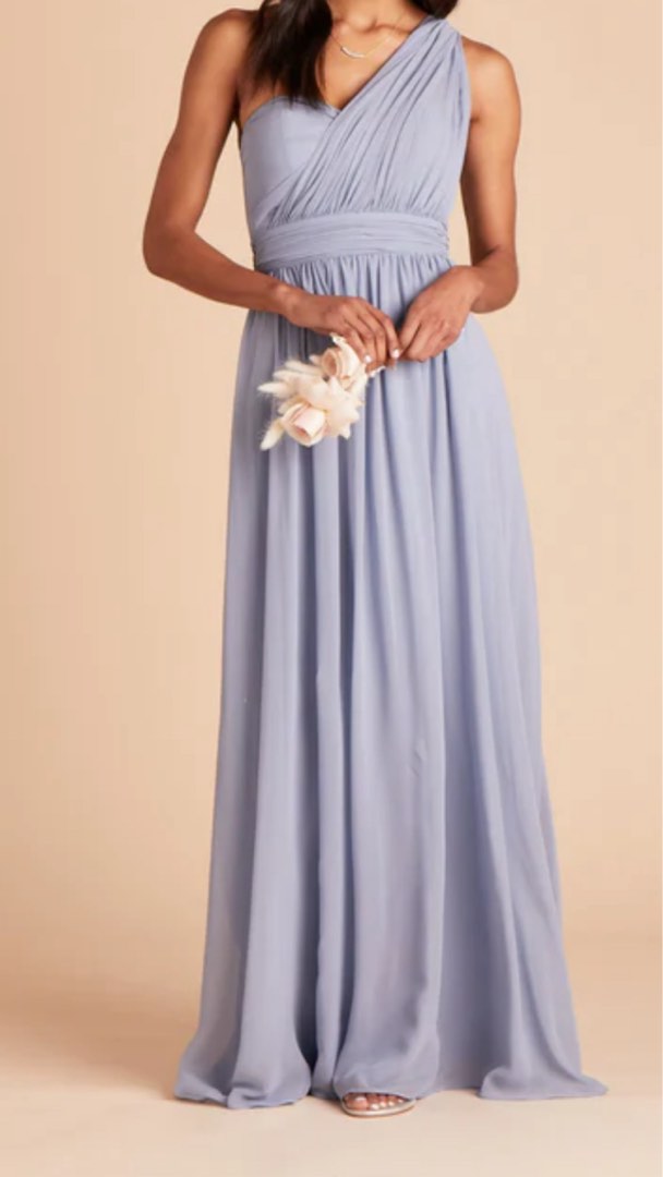 Dusty blue convertible dress, Women's Fashion, Dresses & Sets, Evening ...