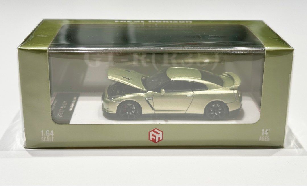 Focal Horizon 1/64 Nissan Skyline R35 GTR Millennium Jade - Free ...